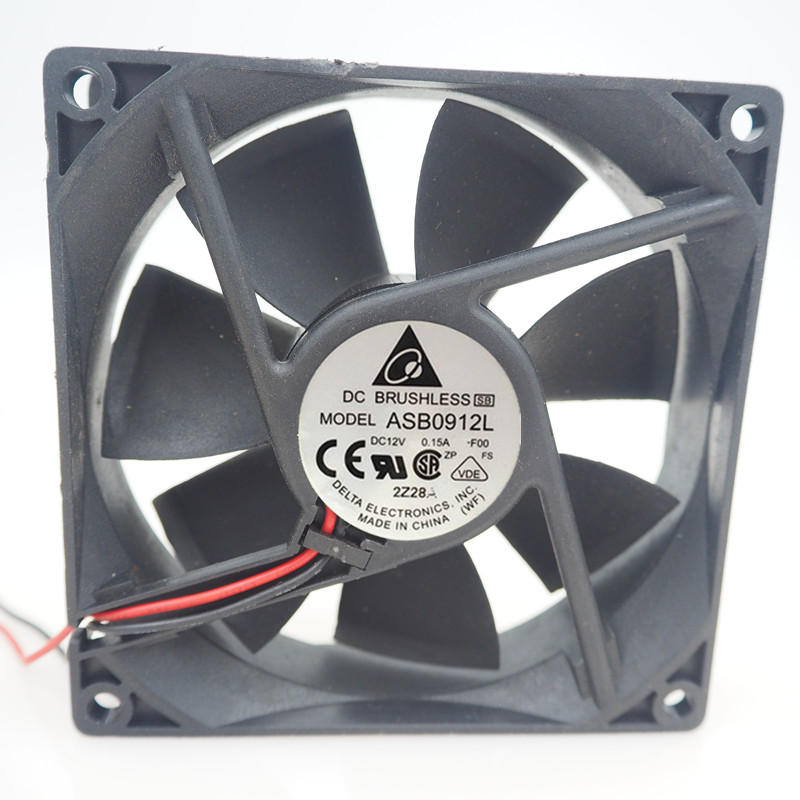 DELTA台达 ASB0912L-F00 9025 9CM 12V 0.15A机箱电源静音风扇_虎窝淘
