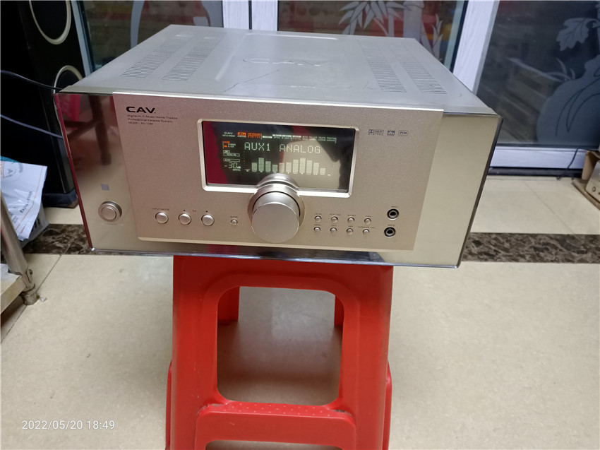 二手发烧功放机 CAV丽声音响 AV-1086 DTS双解码卡拉OK影院大功率_虎窝淘