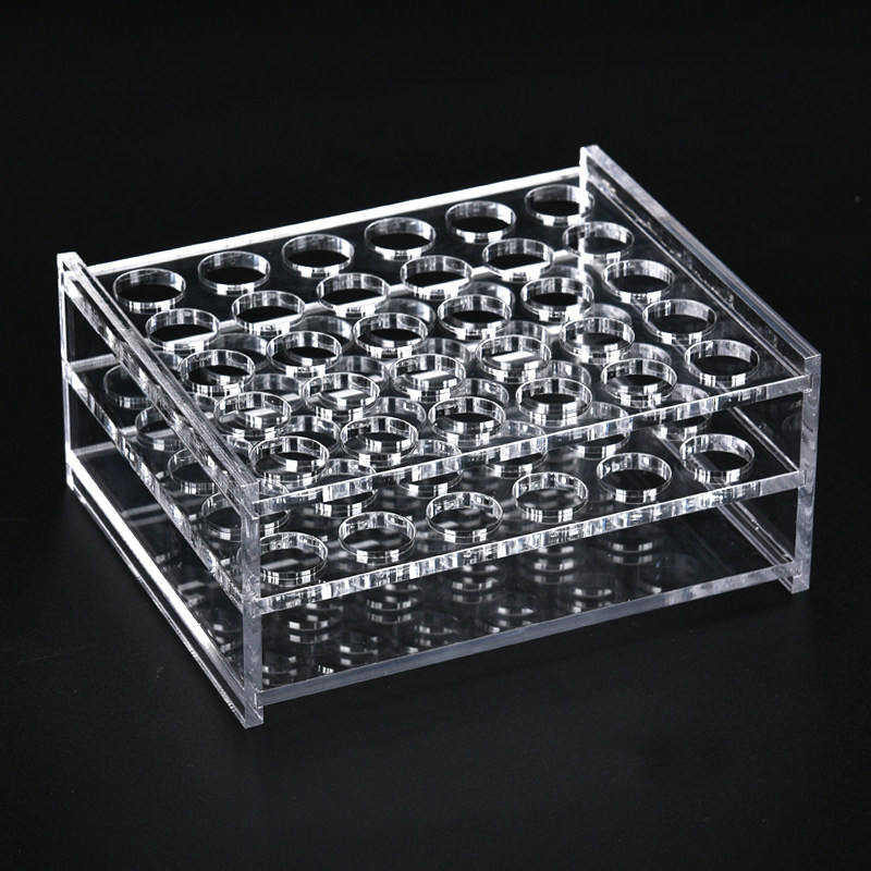 有机试管架 18.5mm*30孔塑料试管架有机玻璃架子实验室耗材器材_虎窝淘