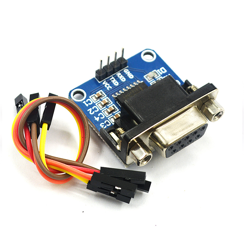 RS232转TTL模块2代串口模块下载线小板刷机板MAX3232送4根杜邦线_虎窝淘