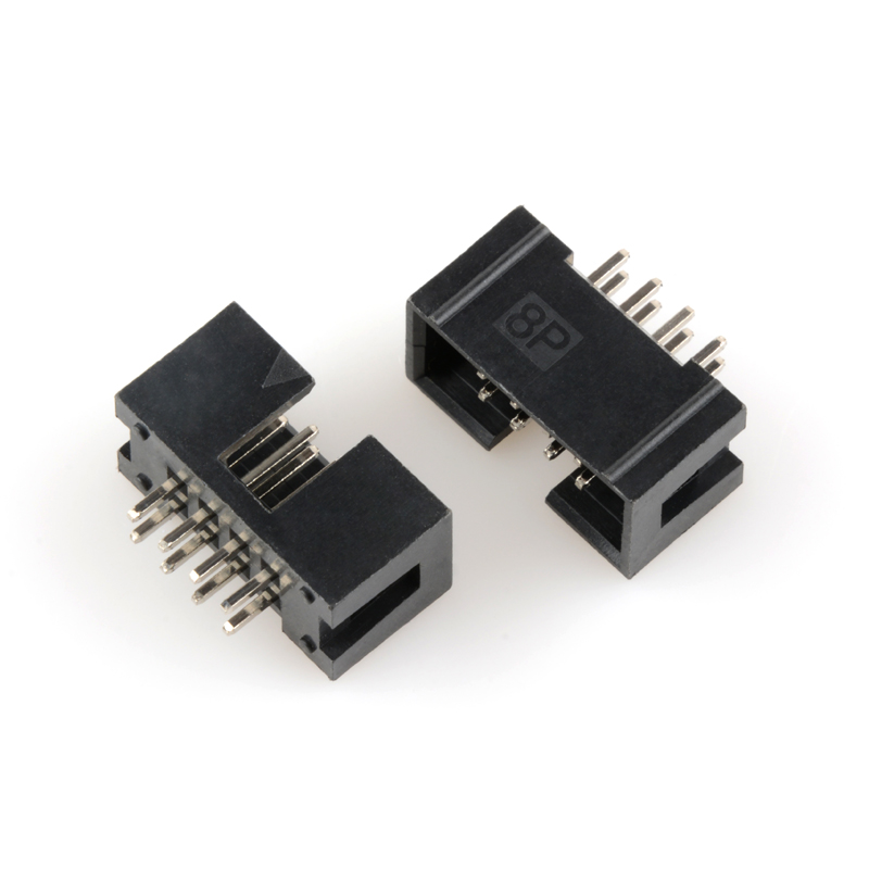 DC3简易牛角座直针弯针6/8/10/14/16/20/26/30-40/64P 2.54MM_虎窝淘