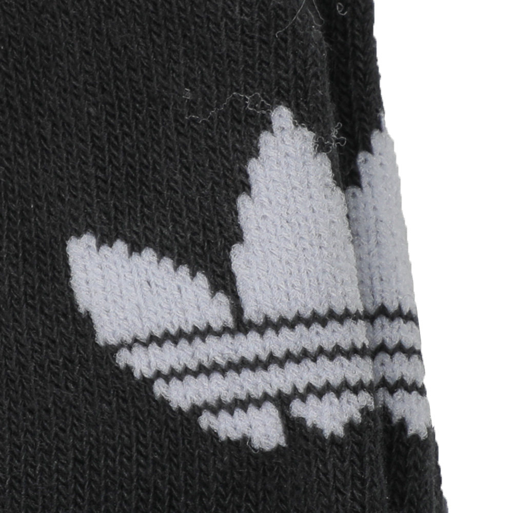 Adidas阿迪达斯三叶草春季新款男女袜黑色运动船袜FM0677_虎窝淘