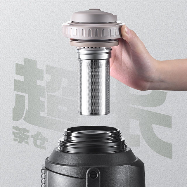 2025 New Thermos Kettle 316 Stainless Steel Large Capacity Outdoor ...