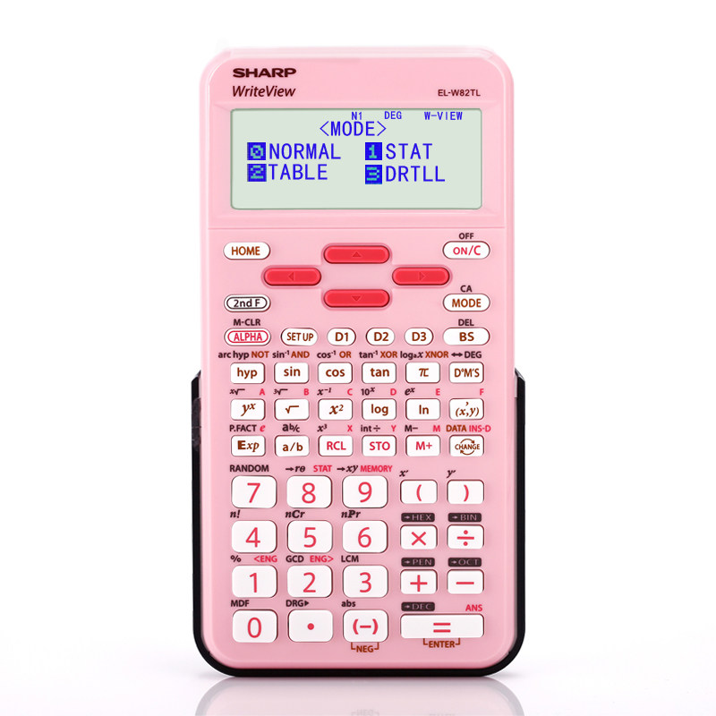 新款SHARP夏普EL-W82TL初高中学生计算器中高考科学函数多功能注会考试电子计算机可爱时尚辅助学习工具_虎窝淘