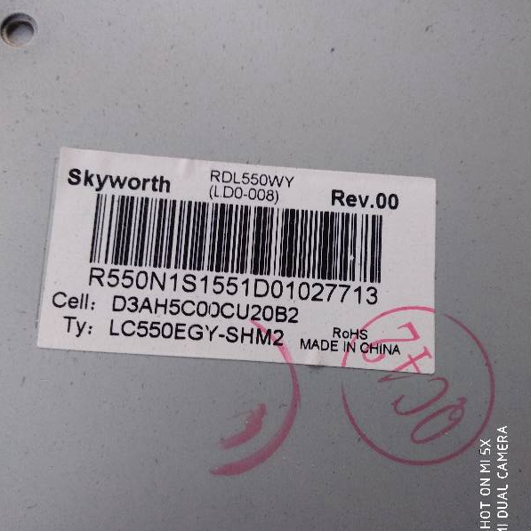原装创维55V5 55E6000主板5800-A8H730-0P30屏RDL550WY(LD0-208)_虎窝淘
