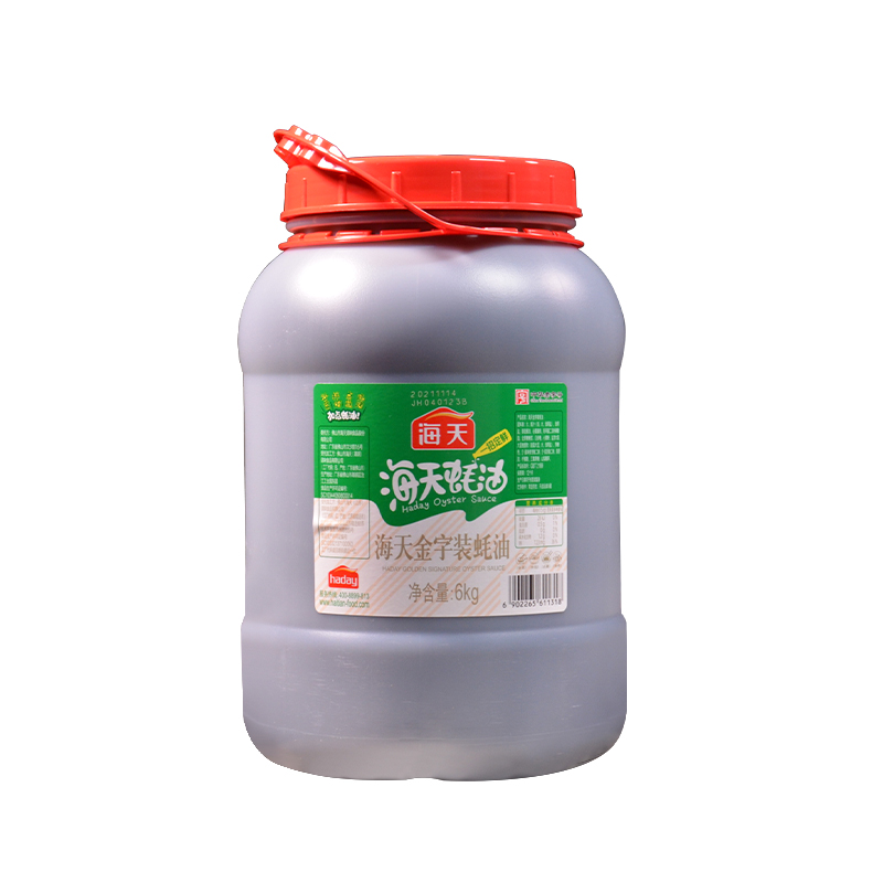 海天金字装蚝油6kg蚝汁提味增鲜火锅蘸料炒菜调味品大桶餐饮商用_虎窝淘