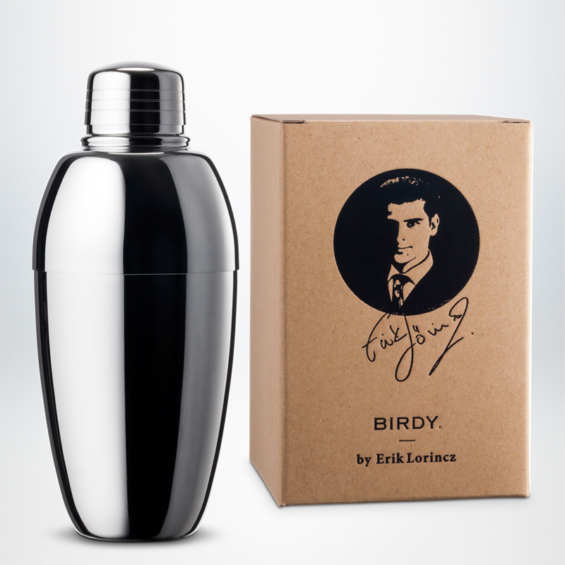 酒吧灵魂日本原装进口BIRDY签名版三段式金属调酒器雪克壶摇酒壶_虎窝淘