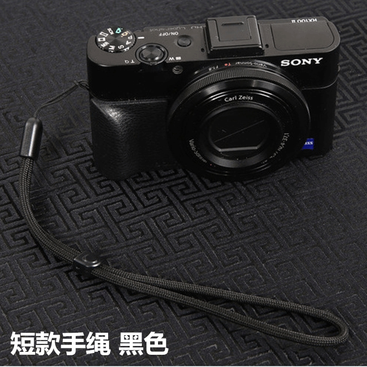 相机腕带索尼黑卡RX100理光GR3/2佳能G7X3/2富士X100相机防滑手绳_虎窝淘