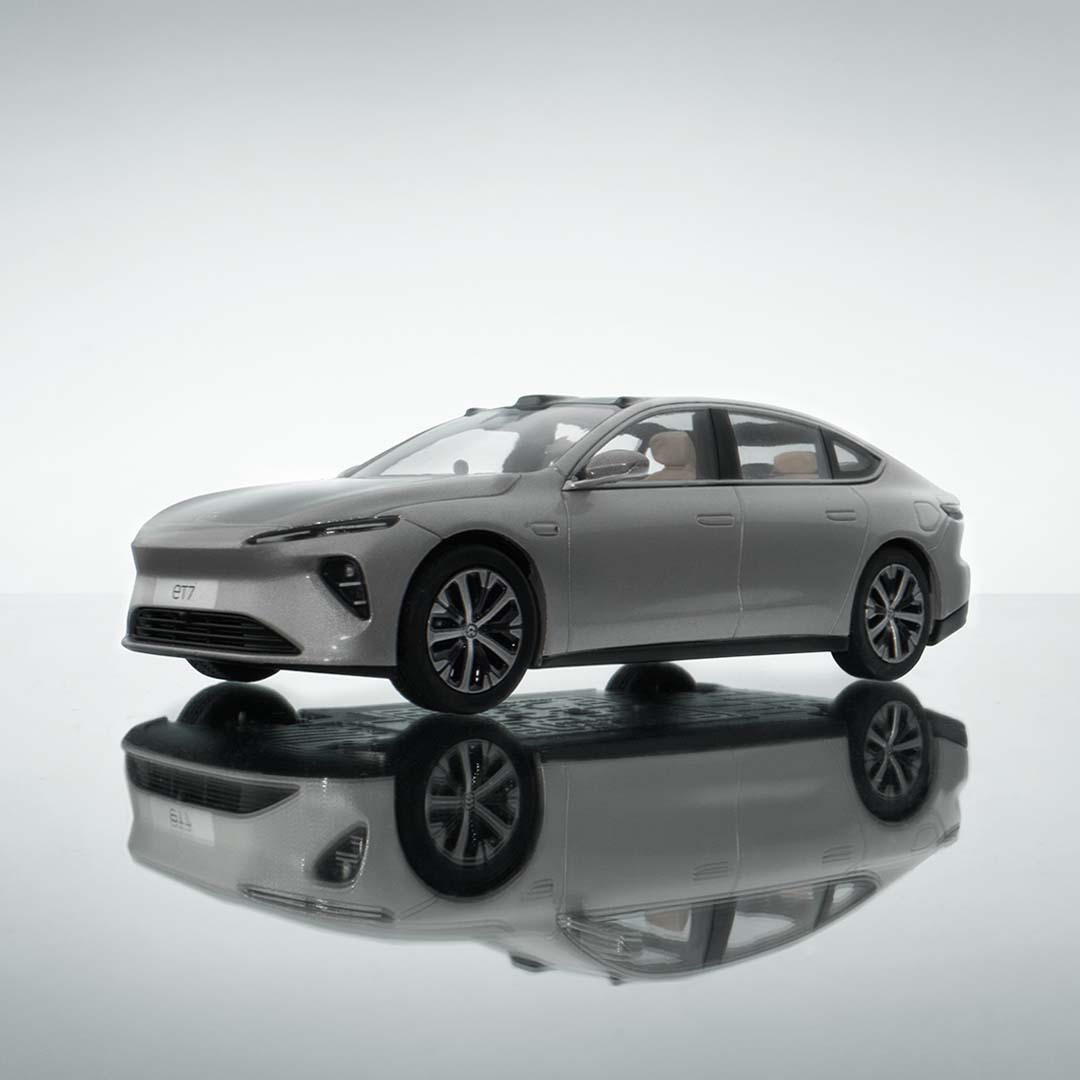 蔚来Nio Life ET7 1:43合金车模拼装版汽车模型摆件收藏南极星蓝_虎窝淘