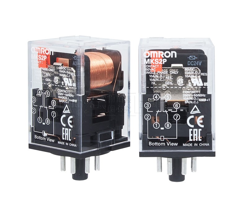 正品欧姆龙OMRON继电器MKS2P MK2P-I DC 24V AC 220V 6V 12V 110V_虎窝淘