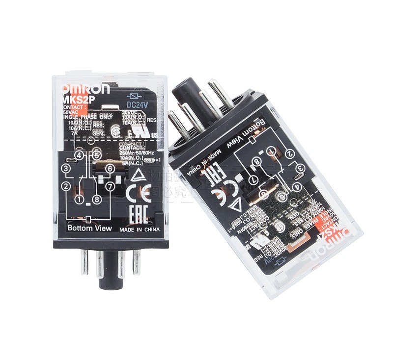 正品欧姆龙OMRON继电器MKS2P MK2P-I DC 24V AC 220V 6V 12V 110V_虎窝淘
