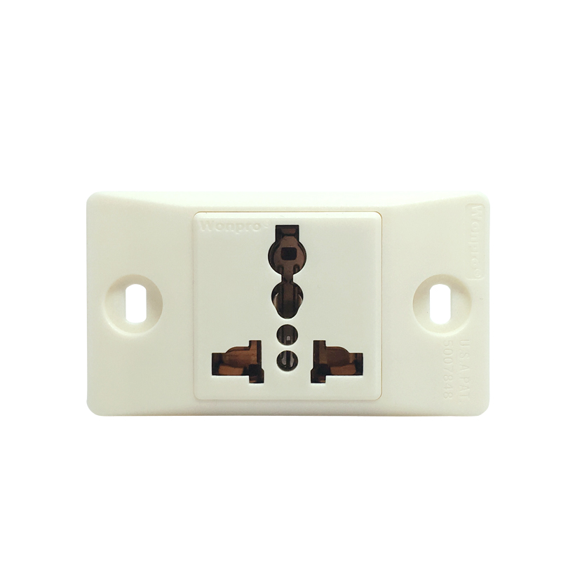 118型一位小板插座Wonpro台湾稳不落WF-91.R4工业流水线专用插10A_虎窝淘