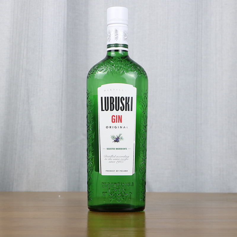 卢布斯基金酒波兰原装进口洋酒烈酒LUBUSKI GIN基酒鸡尾酒_虎窝淘