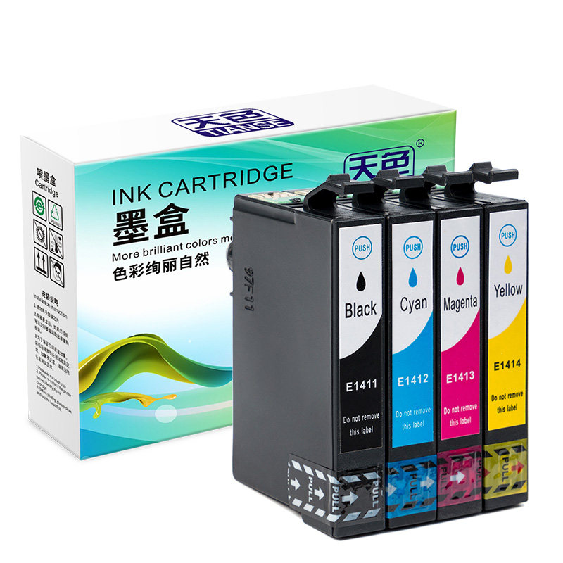 天色T1411墨盒适用EPSON爱普生141 me33 620F me350 me35 me330_虎窝淘
