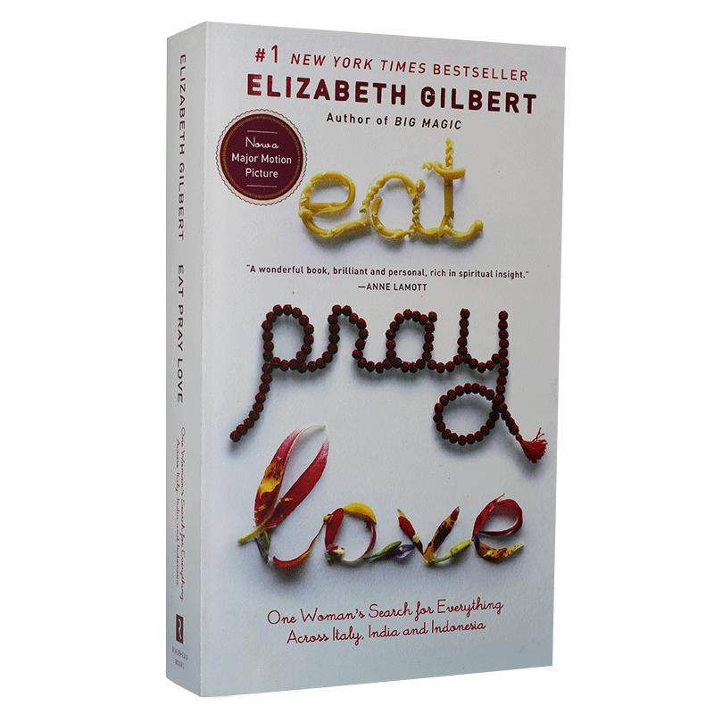 【现货】英文原版 Eat Pray Love美食祈祷和恋爱一辈子做女孩同名电影小说励志故事文学小说书籍_虎窝淘