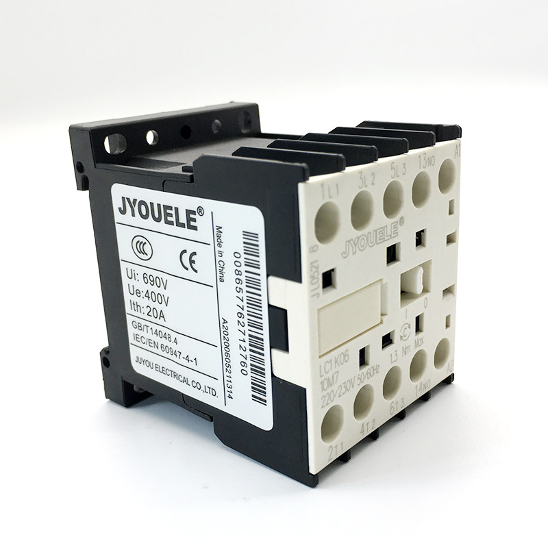 LC1K0610小型交流接触器CJX2-K0610接触器 6A 3P+NO质量稳定-天天券