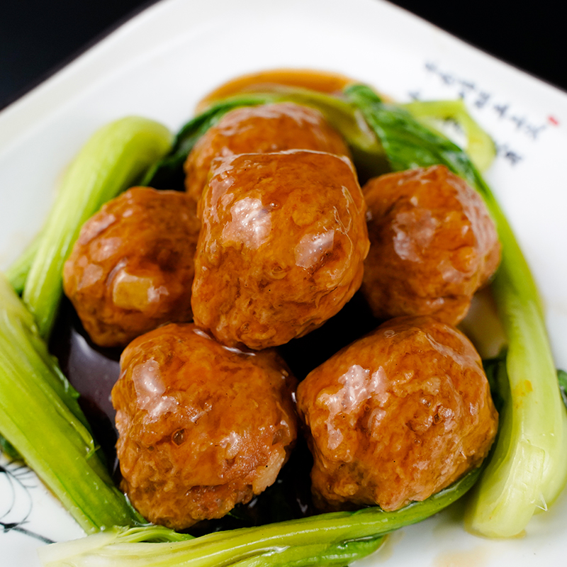 冷冻2.5kg大包红烧狮子头球素丸子火锅佛家斋菜纯素食鸿昶爱之素_虎窝淘