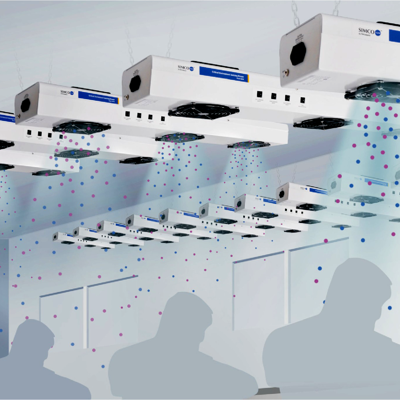原装SIMCO-ION Guardian CR2000三头悬挂离子风机除静电离子风扇_虎窝淘