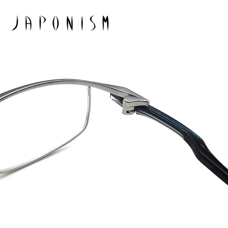 JAPONISM日本眼镜框加朋尼斯眼镜架纯钛手工全框男近视镜架JN658_虎窝淘