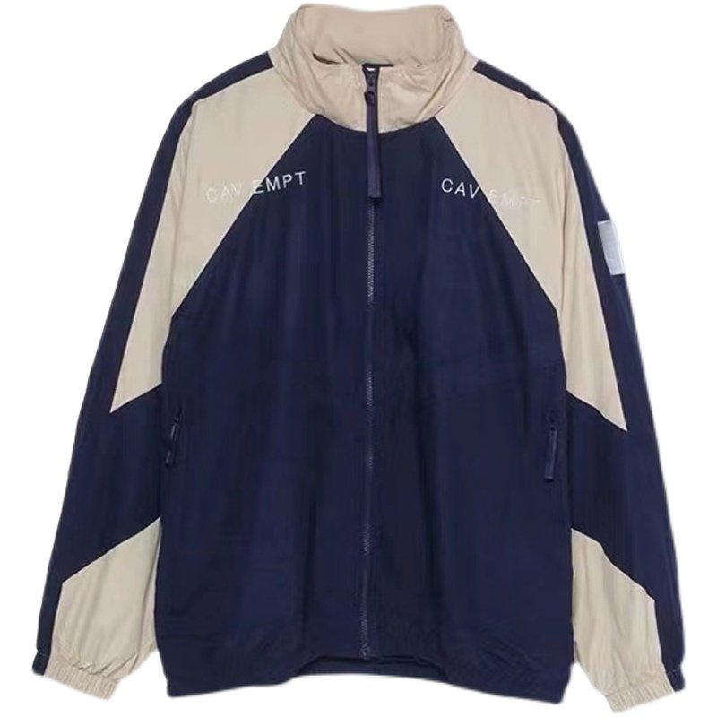 CAVEMPT王一博校服联名连帽防晒外套男女ce宽松情侣春秋夹克潮牌_虎窝淘