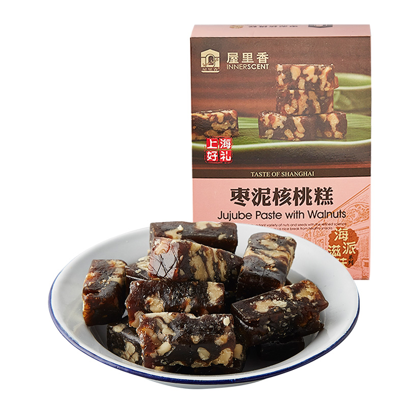屋里香枣泥核桃糕260g上海特产休闲零食糕点心糖果软糖_虎窝淘