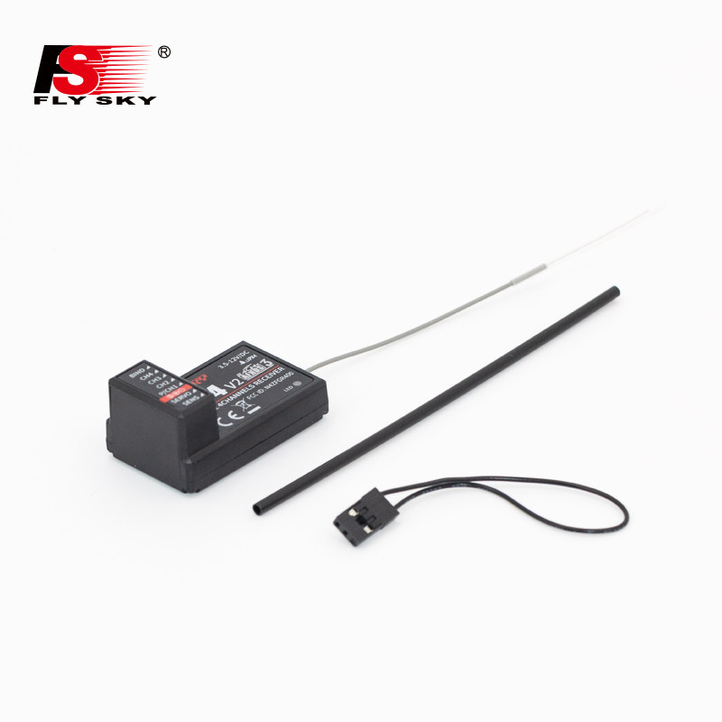 【FGR4】富斯FLYSKY单天线双向接收机可PWM/IBUS输出NB4标配_虎窝淘