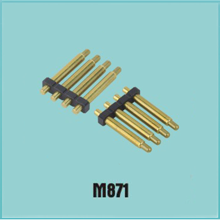 4PIN公母天线顶针连接器贴片pcb插件插头电源信号柱pogopin弹簧针_虎窝淘
