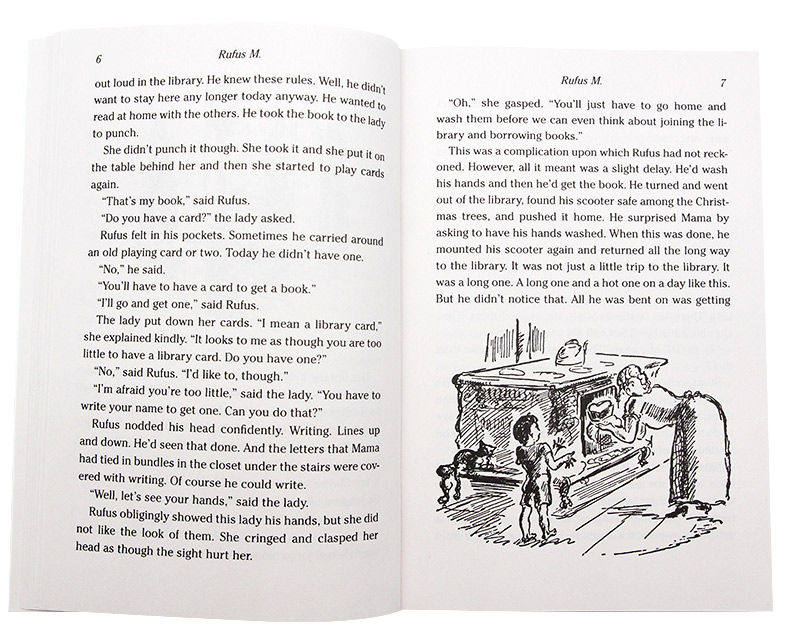 华研原版小淘气鲁夫英文原版 Rufus M纽伯瑞银奖儿童文学小说 Eleanor Estes英文版进口原版英语书籍_虎窝淘