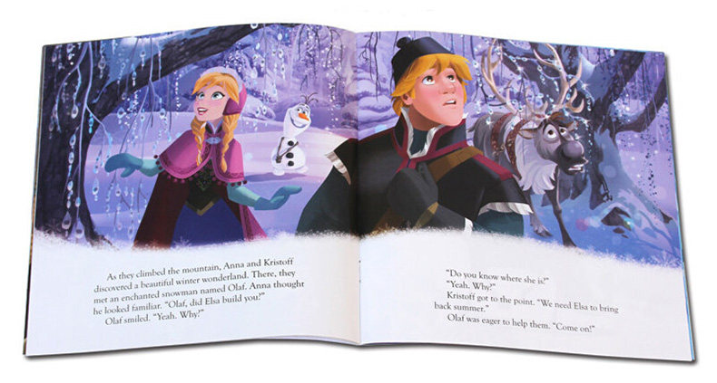 迪士尼独立阅读系列冰雪奇缘英文原版 Frozen Read-Along Storybook有声读物阅读学习英语辅助图画书带CD动画故事书_虎窝淘