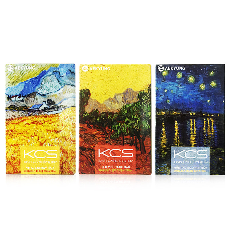 韩国原装进口正品名画爱敬 KCS香皂卡莱丝精油洗脸洗澡保湿润肤_虎窝淘