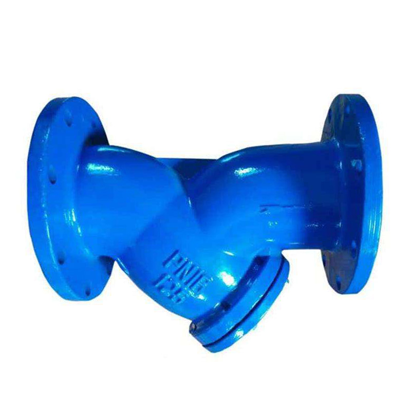 GL41H-16法兰过滤器Y型过滤球墨铸铁DN25 40 50 80 100 150 200_虎窝淘