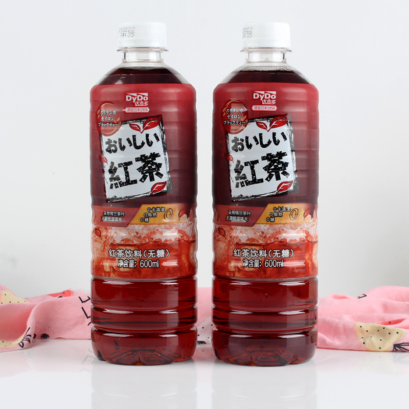 新品/日本Dydo达亦多无糖红茶饮料0卡里路0脂肪健康营养饮品600ml_虎窝淘