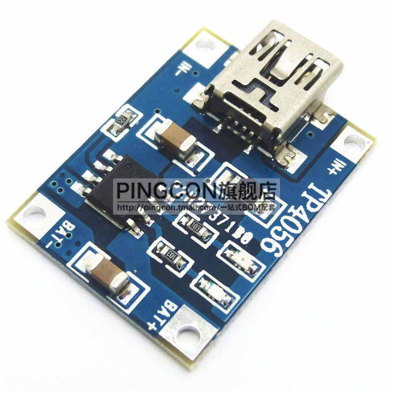 TP4056 1A锂电池充电板模块锂电池充电器 Mini USB接口_虎窝淘