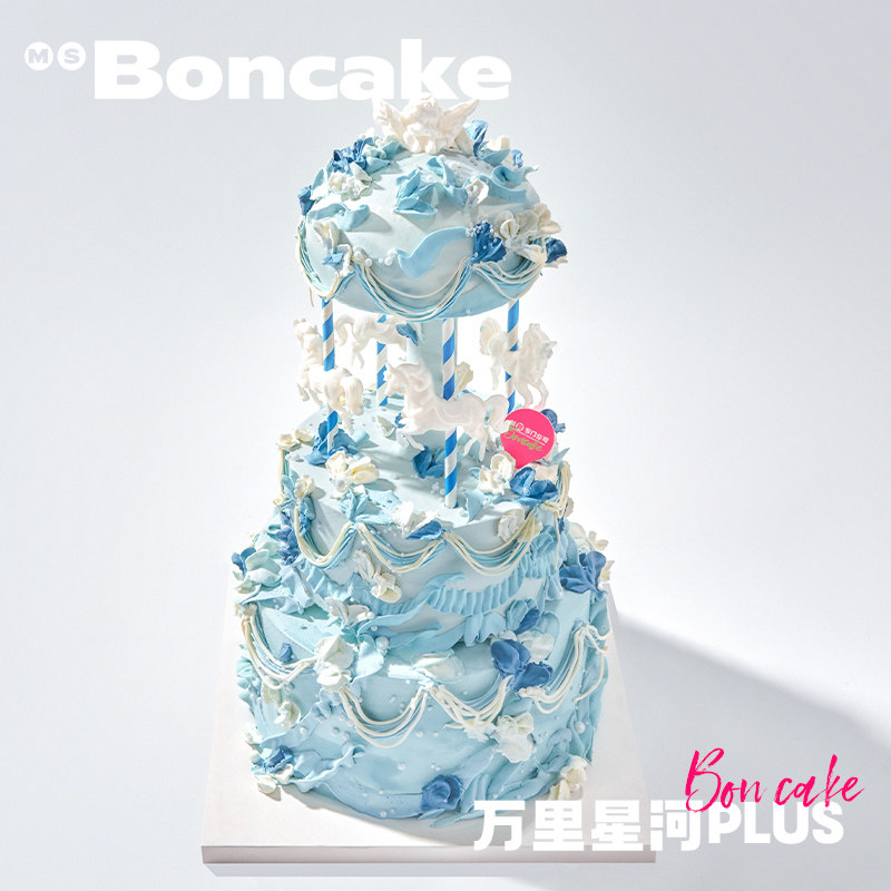 玫瑰荔枝穿越时空女神生日蛋糕券【万里星河plus】同城MS BONCAKE_虎窝淘
