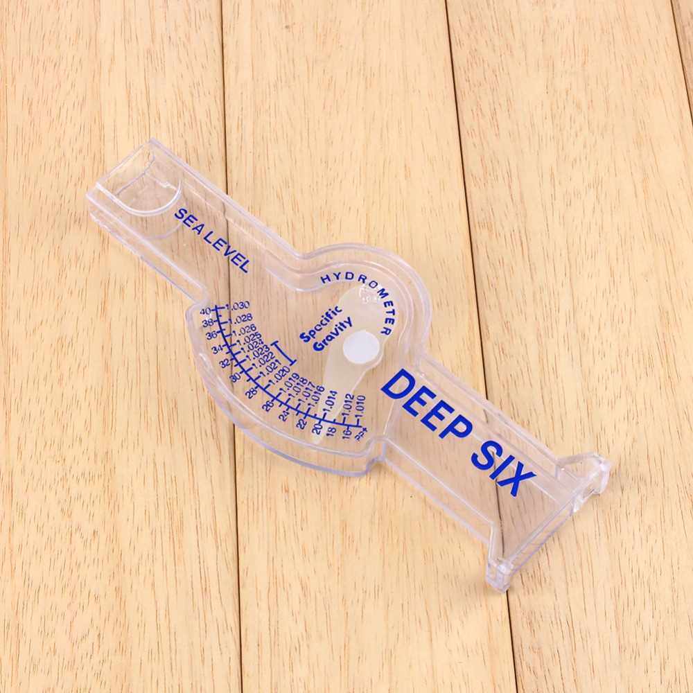 Saltwater Hydrometer Salt Water Salinity Meter For Marine Se_虎窝淘