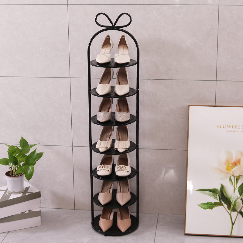 鞋架简易门口家用小窄多层省空间新款2021爆款室内好看防尘小鞋架_虎窝淘