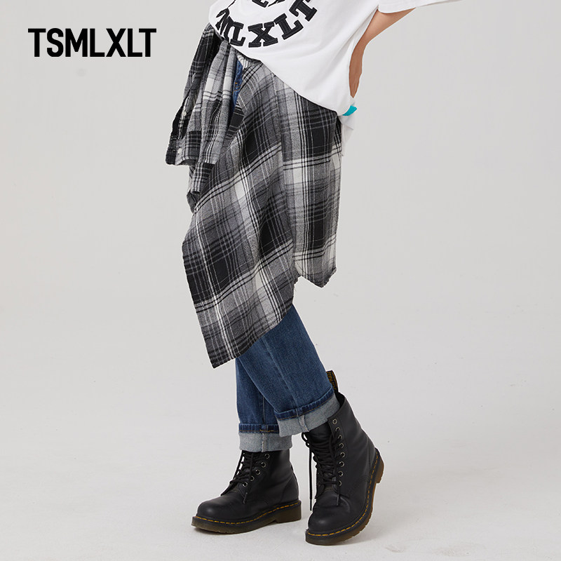 TSMLXLT【TT Bear系列】潮牌时尚无性别男女牛仔长裤直筒裤子潮_虎窝淘