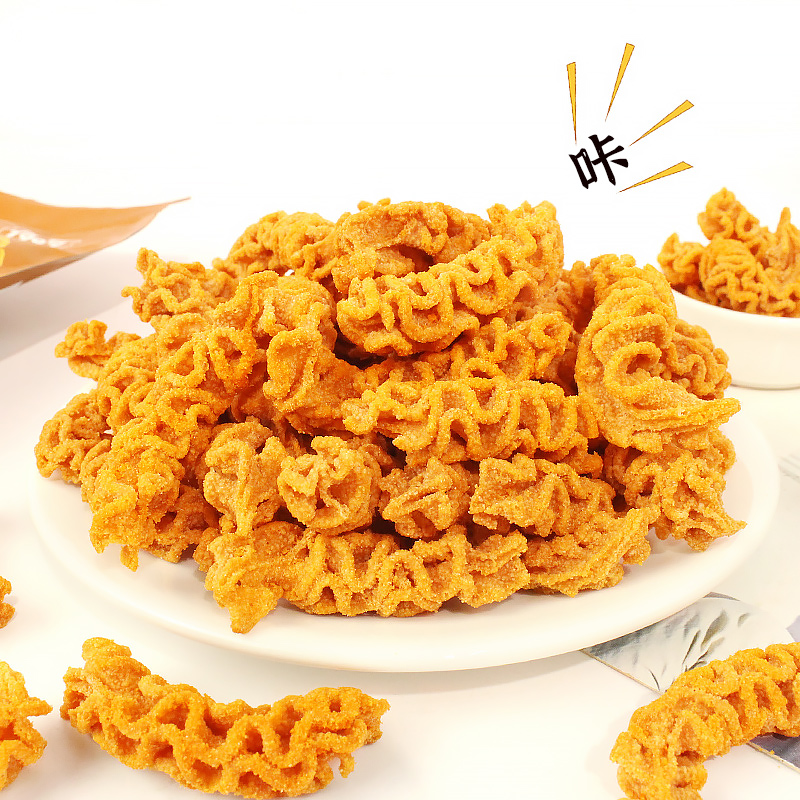 狗牙儿津味八爪烧188g*5袋麻辣牛排烧烤味零食充饥夜宵8090后怀旧_虎窝淘