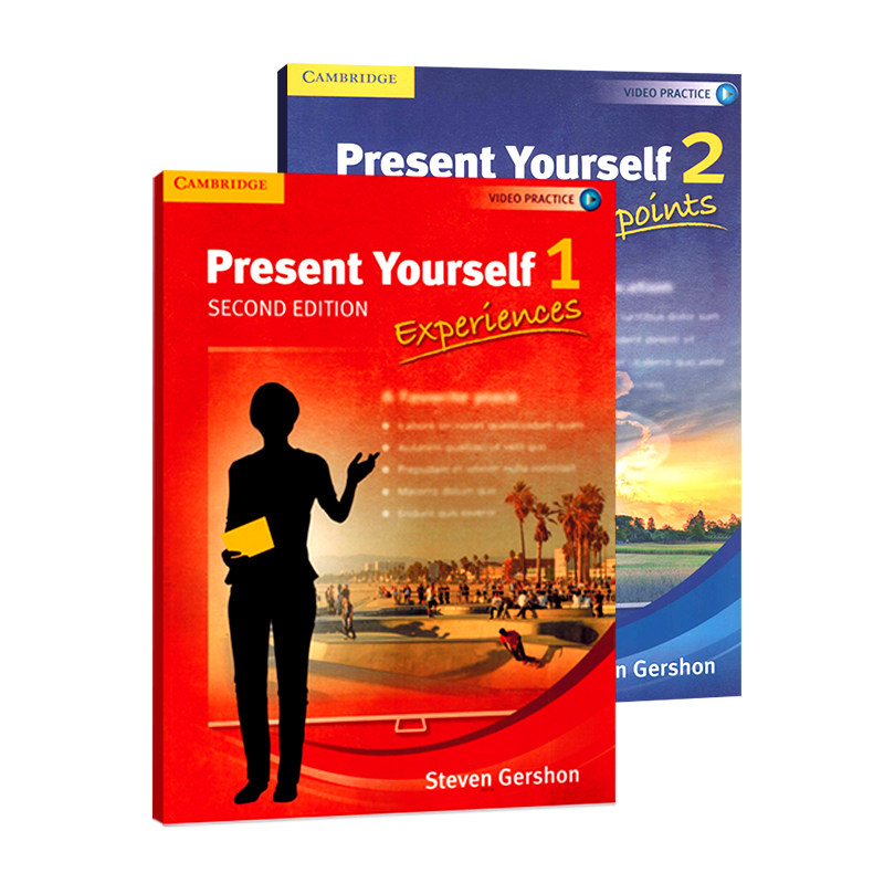 原版进口剑桥少儿英语 Present Yourself 1 2级剑桥口语演讲写作训练专项教材 presentyourself教材剑桥少儿考级 ...