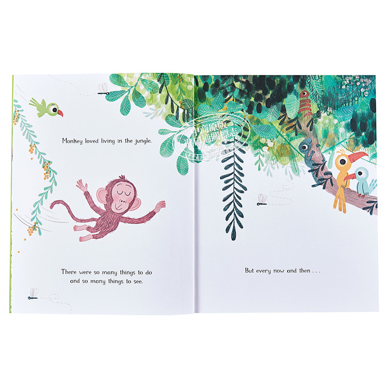 Marta Altés：小猴子 Little Monkey平装精品绘本儿童性格培养启蒙绘本亲子睡前阅读读物英文原版 3-6岁_虎窝淘