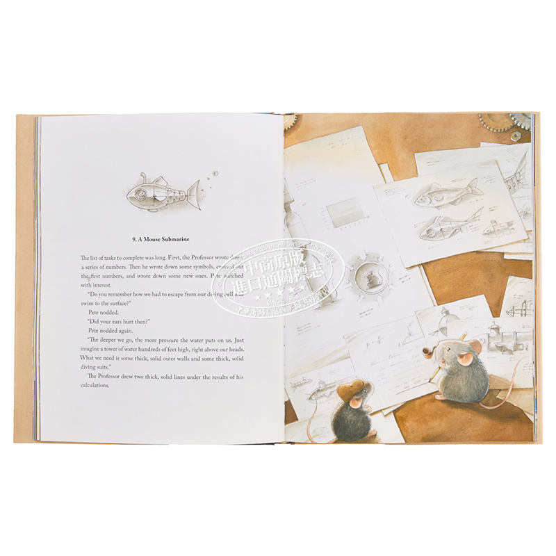 Torben Kuhlmann小老鼠历险记英文原版 Edison: The Mystery of the Missing Mouse ...