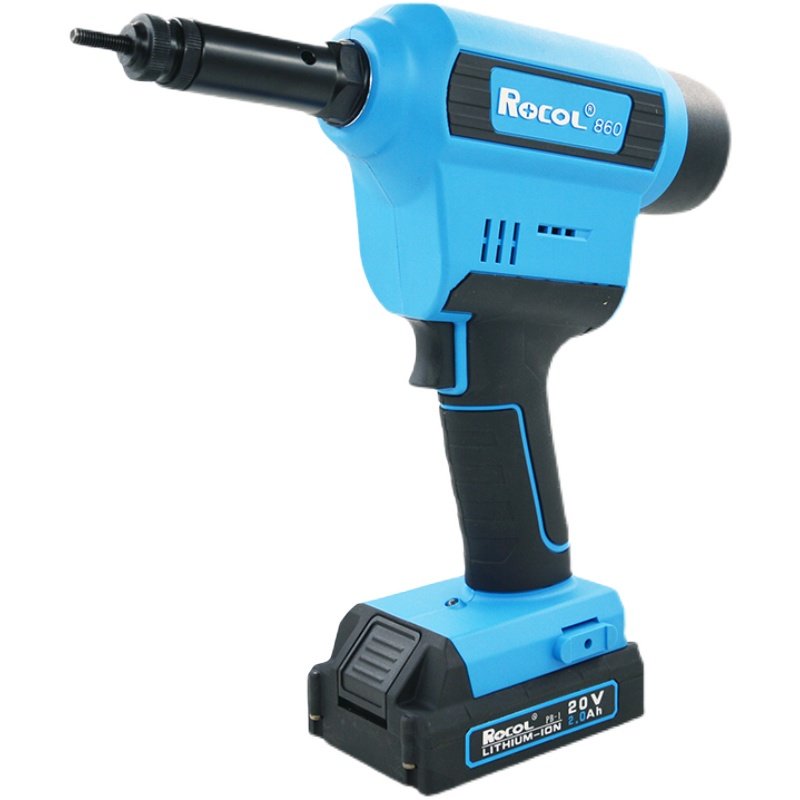 罗哥ROCOL电动全自动螺母拉螺母拉力行程控制拉帽铆螺母铆枪RL860_虎窝淘