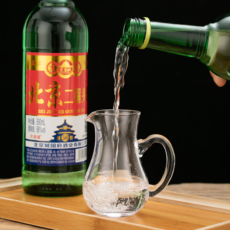 北京二锅头56度清香型白酒整箱500ml*12瓶大绿瓶纯粮食高粱口粮酒_虎窝淘