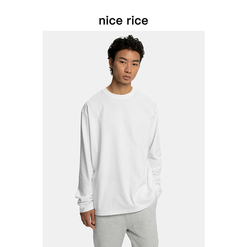 nice rice好饭 r.系列260G全棉休闲针织T恤[商场同款]NCC02017_虎窝淘