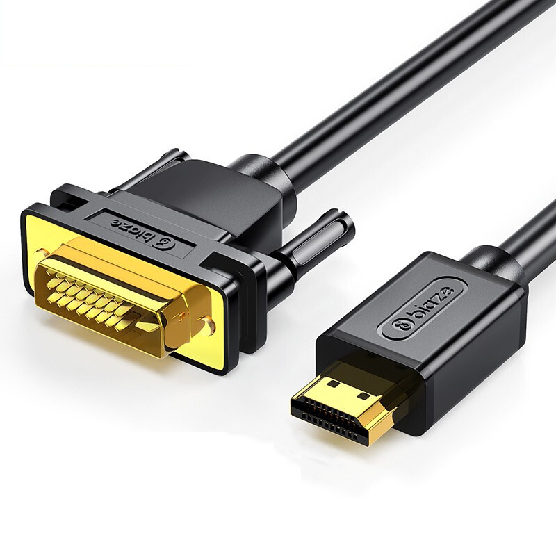 毕亚兹hdmi转dvi连接线笔记本电脑显示器4K高清转换器外接投影仪_虎窝淘