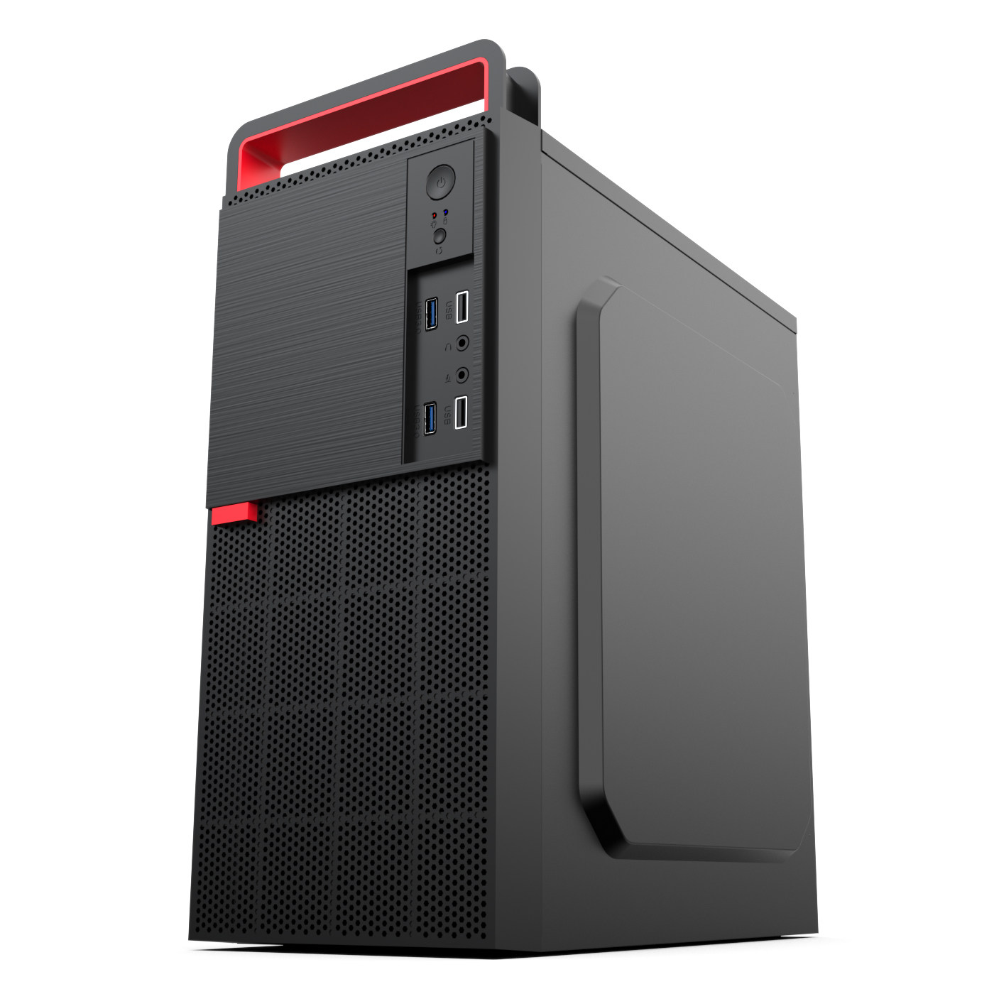 积至EVESKY扬天M3手提迷你机箱电脑机箱台式机商务办公迷你机箱_虎窝淘