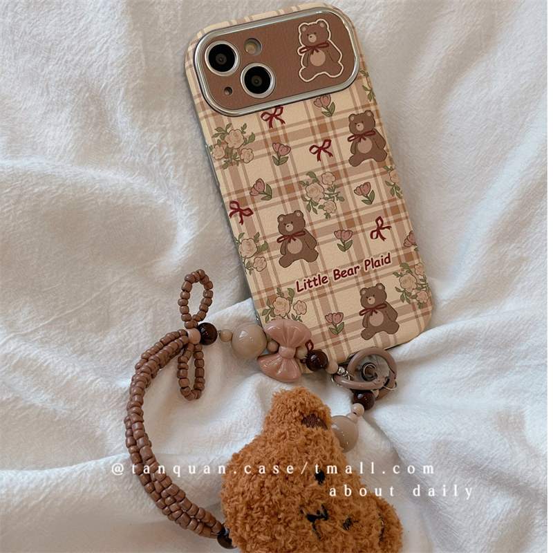 ins12女款创意日韩视窗软壳皮质13pro新款秋冬手机保护套