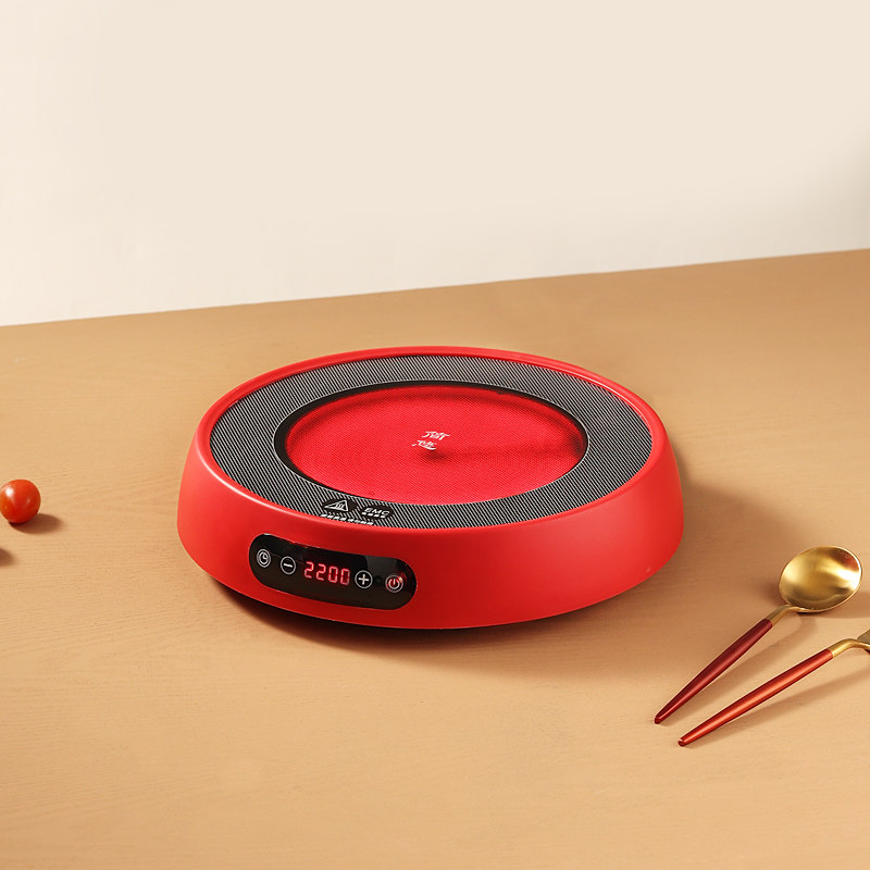 简悠电陶炉家用智能小型爆炒圆形节能电磁炉大功率炒菜迷你陶瓷炉_虎窝淘