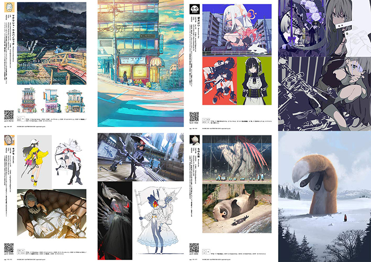 【自营】现货日文原版 pixiv插画年鉴2023 VISIONS 2023 ILLUSTRATORS BOOKお久しぶり等170位P站插画师作品合集_虎窝淘