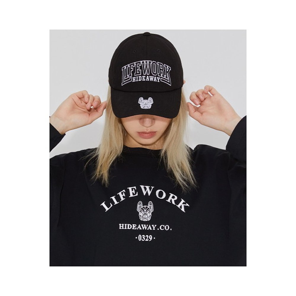 韩国直邮[LIFEWORK][Lifework] Radoc Arch Logo Ball Cap(LW22_虎窝淘